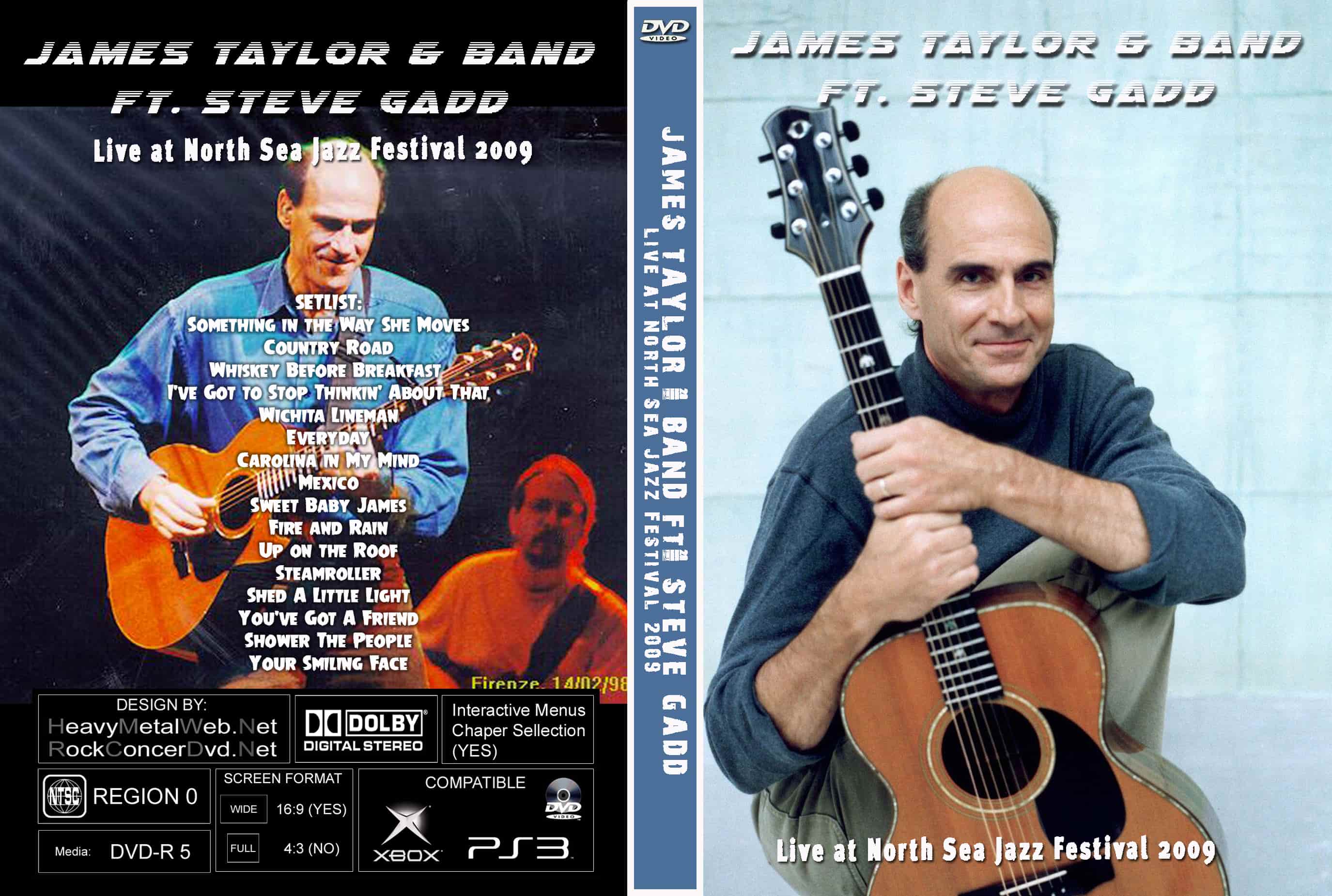 JAMES TAYLOR & BAND ft. STEVE GADD Live at North Sea Jazz Festival 2009 DVD