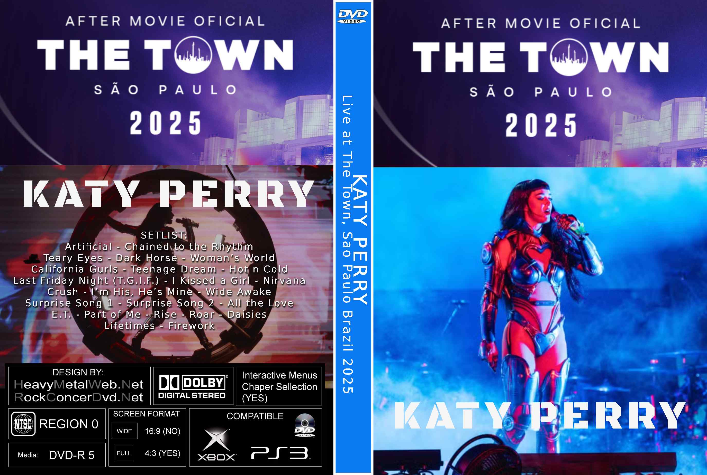 KATY PERRY Live at The Town, São Paulo Brazil 2025 (2 DVDs)