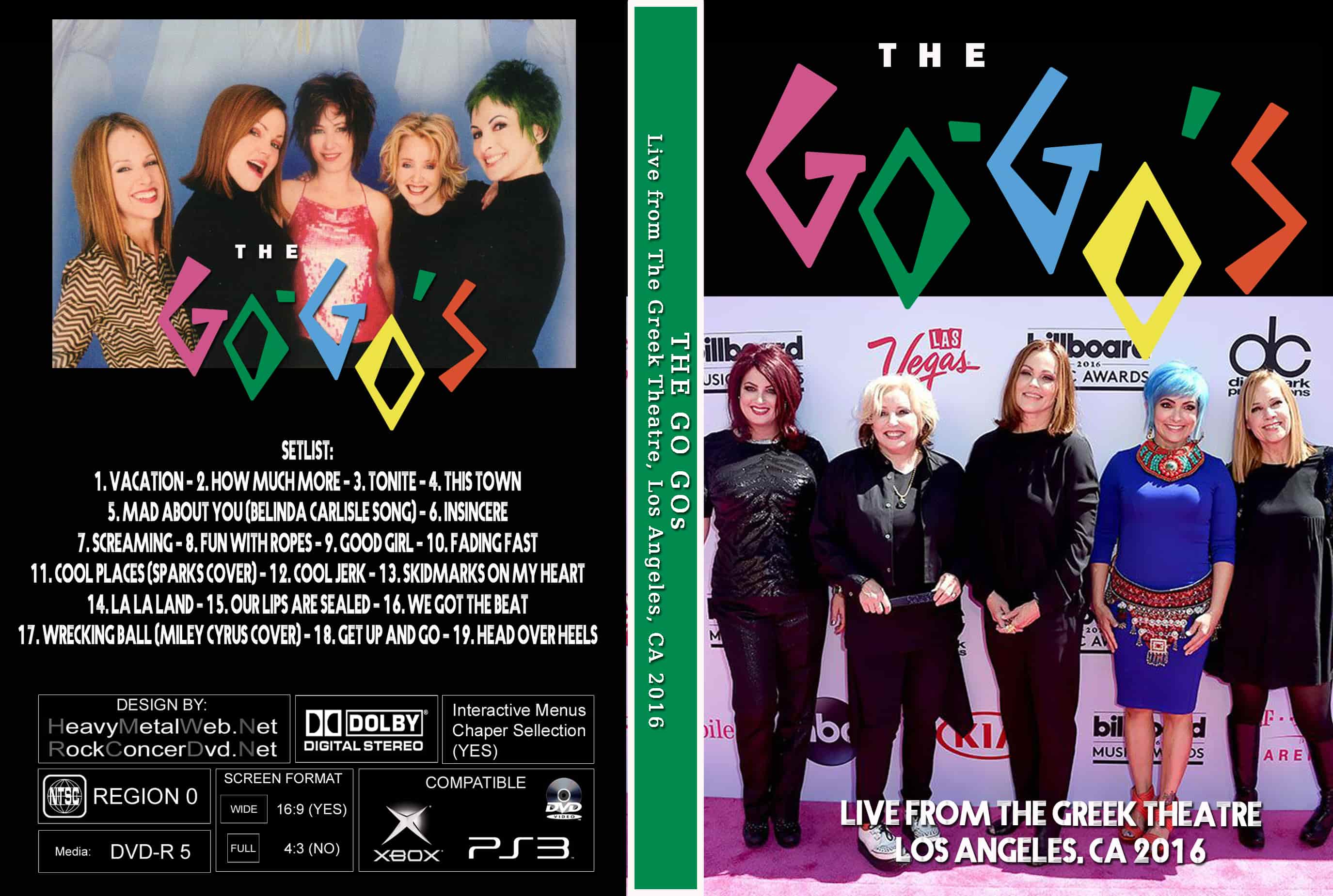 Bands T :: The Go Go's :: THE GO GOs Live from The Greek Theatre, Los ...