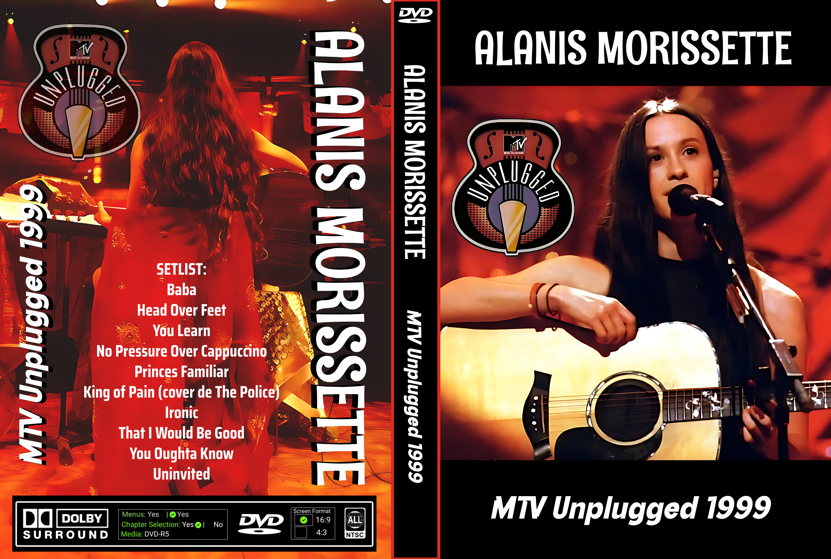 ALANIS MORISSETTE MTV Unplugged 1999 DVD