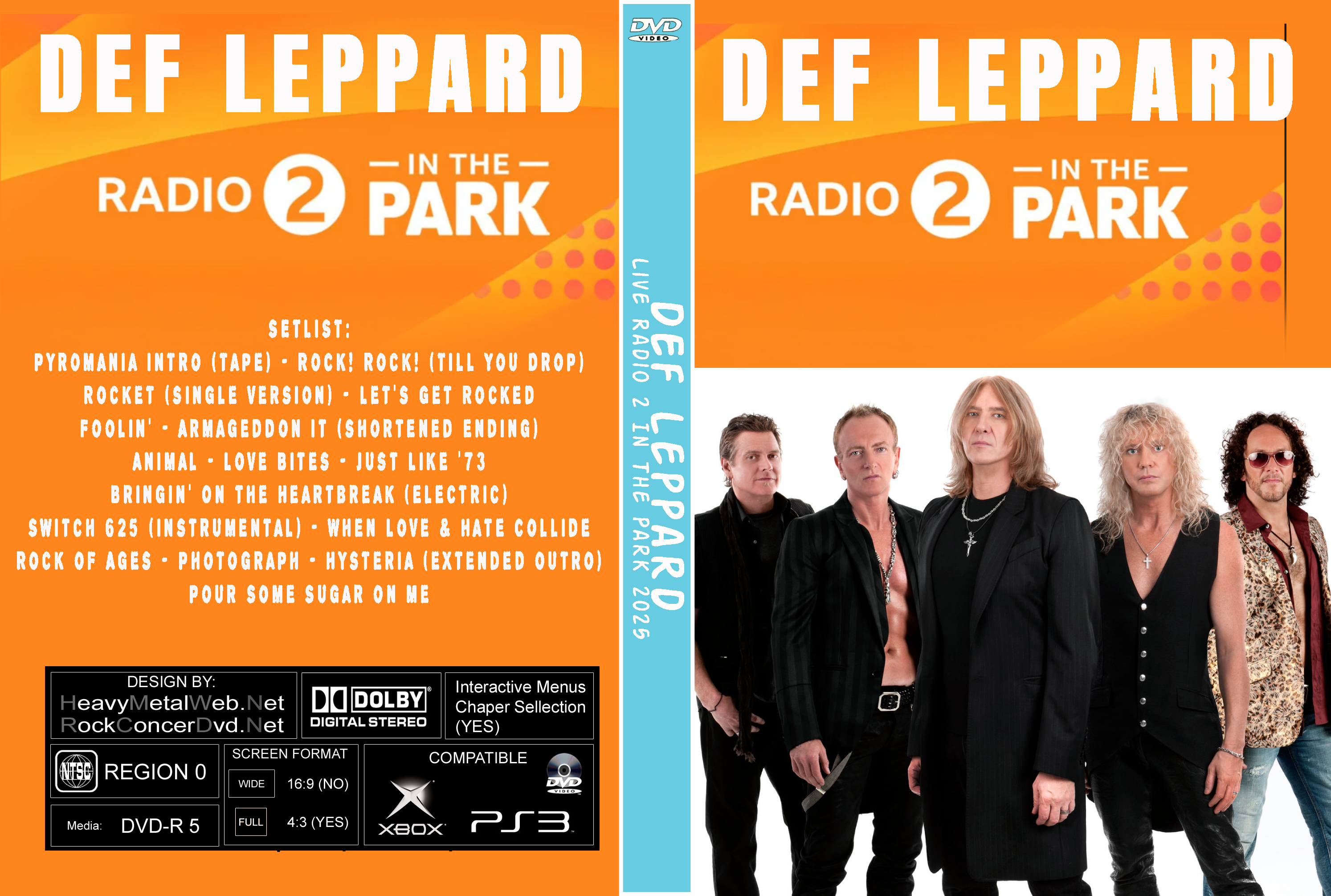 DEF LEPPARD Live at Radio 2 In The Park 2025 DVD